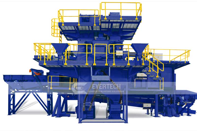 Continuous Rocker Barrel Shot Blasting Machine - Evertech Blast